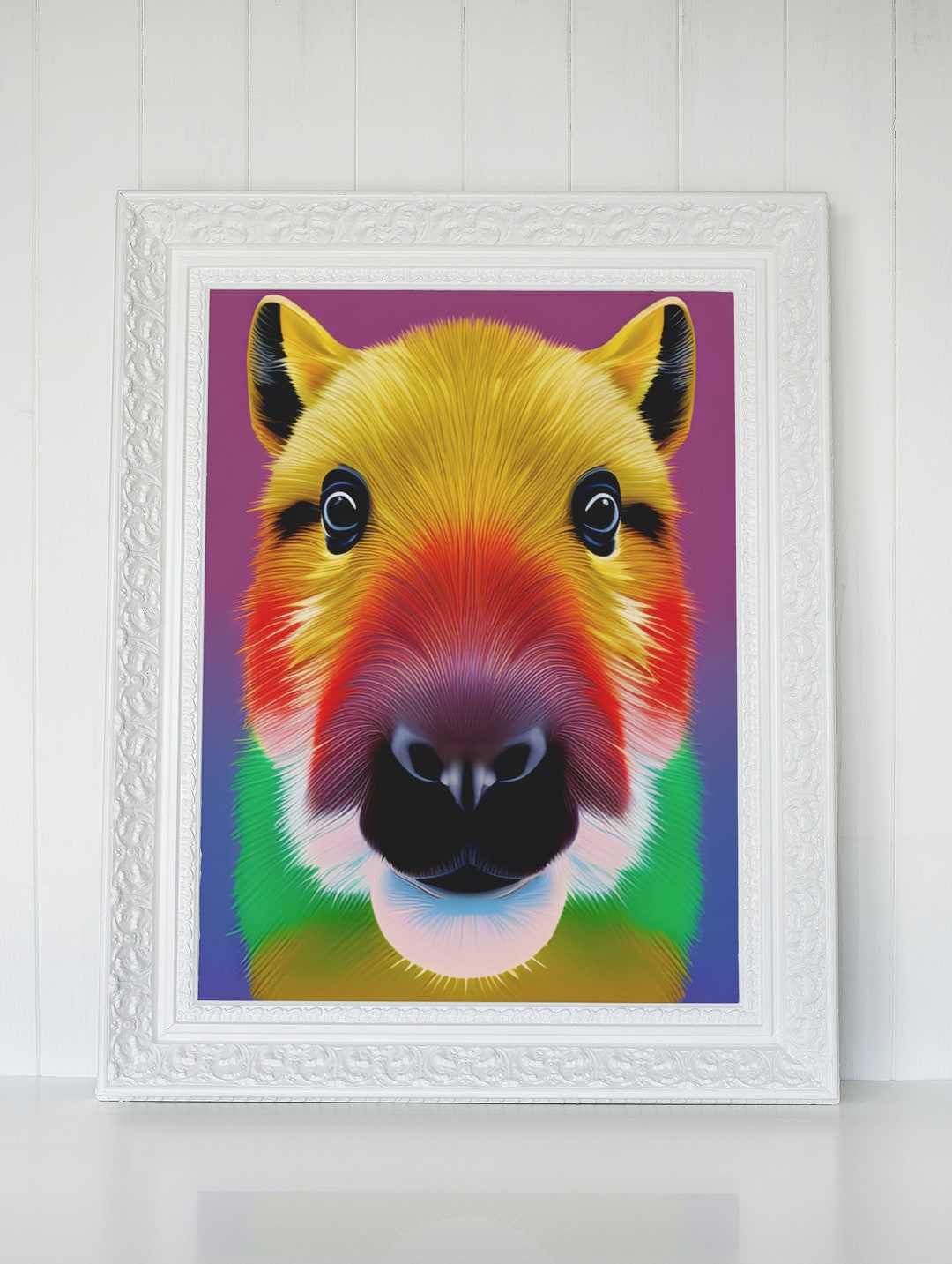 Colorful Capybara Print Printable Pop Art Poster Digital - Etsy