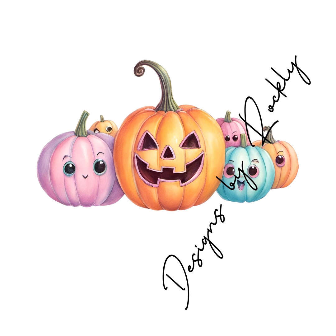 12x12 Cute Halloween Clipart Png File 300 Dpi Commercial - Etsy