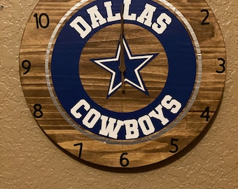 Nfl Clock - Etsy