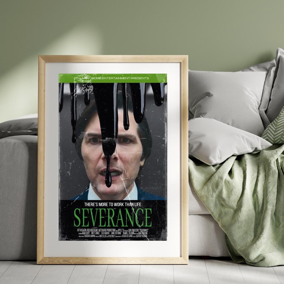 Severance Poster - VHS Horror Cover - TV Print - Etsy