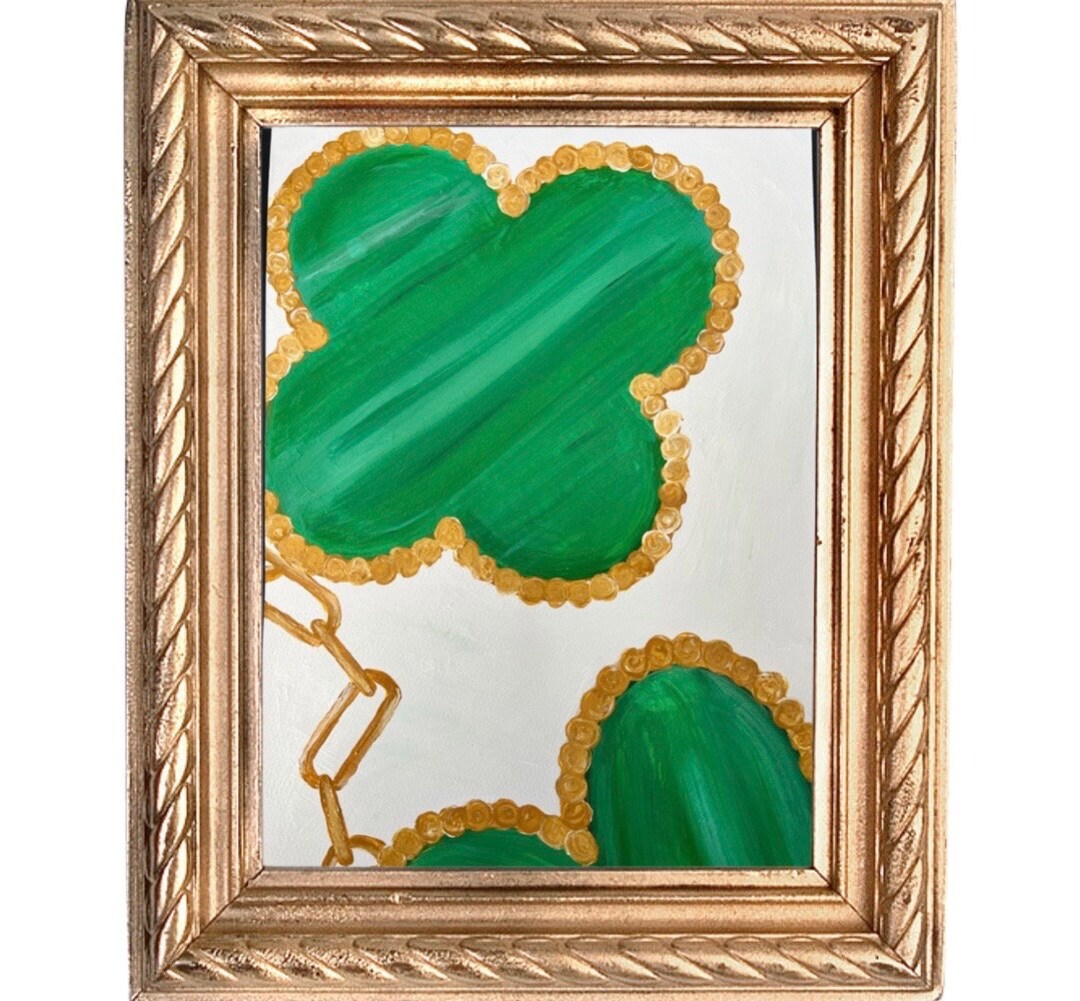Van Cleef and Arpels Malachite Art Print, Van Cleef Art Print, Van ...