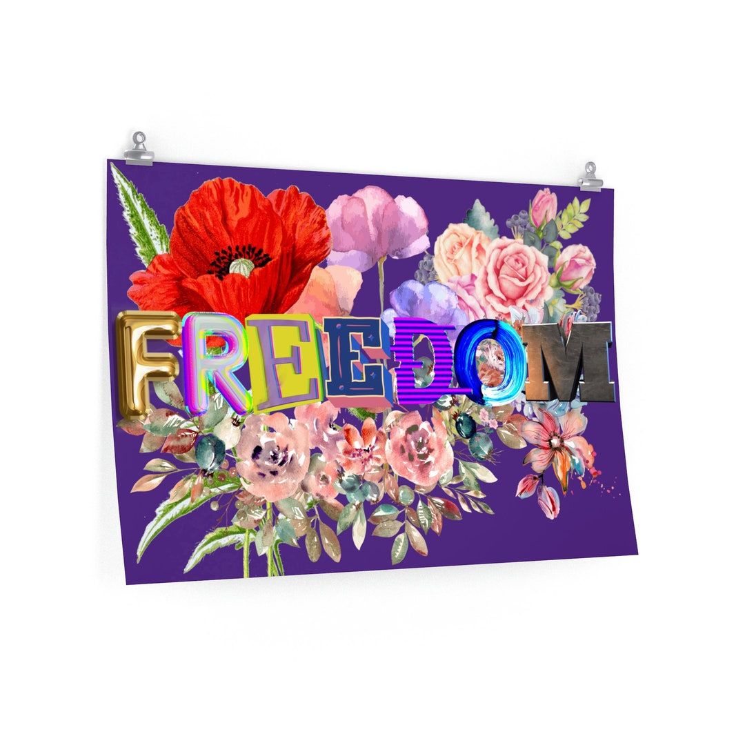 Poster Floral Design Wall Art Home Decor Floral Design Celebrate ...