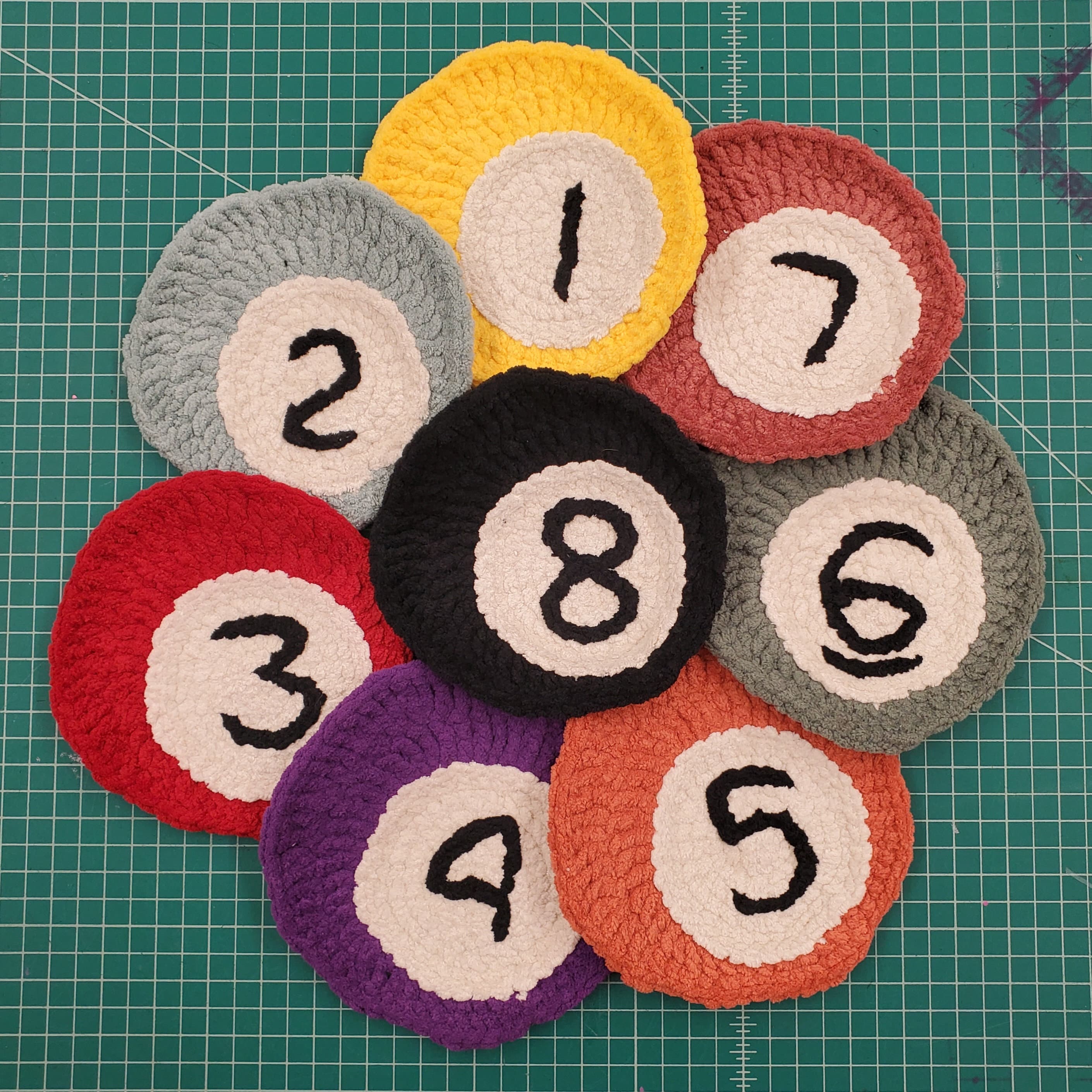 Crochet PATTERN 8 Ball Coaster, Beginner Friendly, Easy, Simple ...