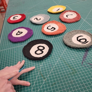 Crochet PATTERN 8 Ball Coaster, Beginner Friendly, Easy, Simple ...