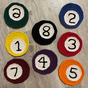 Crochet PATTERN 8 Ball Coaster, Beginner Friendly, Easy, Simple ...