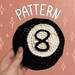 Crochet PATTERN 8 Ball Coaster, Beginner Friendly, Easy, Simple ...