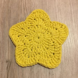 Crochet PATTERN Star Coaster Easy Intermediate Simple - Etsy