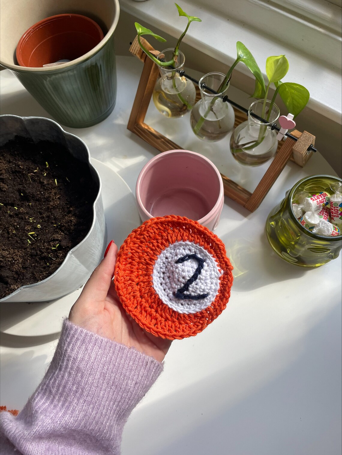 Crochet PATTERN 8 Ball Coaster, Beginner Friendly, Easy, Simple ...