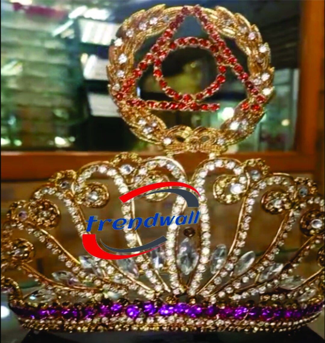 LOCOP Ladies of Circle of Perfection Crown Gold Tone Rare Style Masonic ...