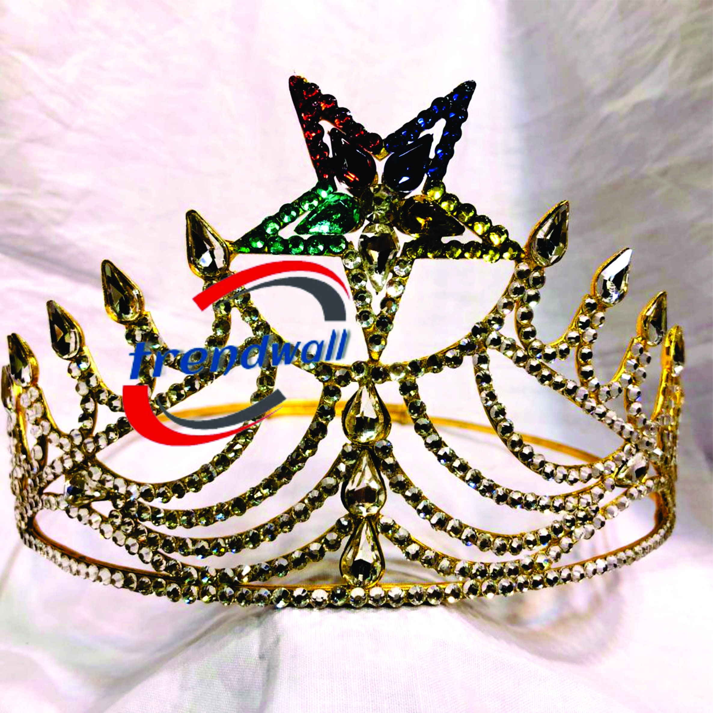 Freemason Masonic OES Grand Matron Gold TONE Rhinestones O.E.S ...