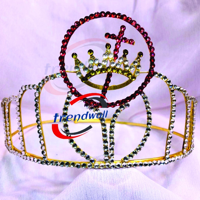 Lady Knights Crusaders Crown, Masonic Knight Templar Crown Gold Tone ...