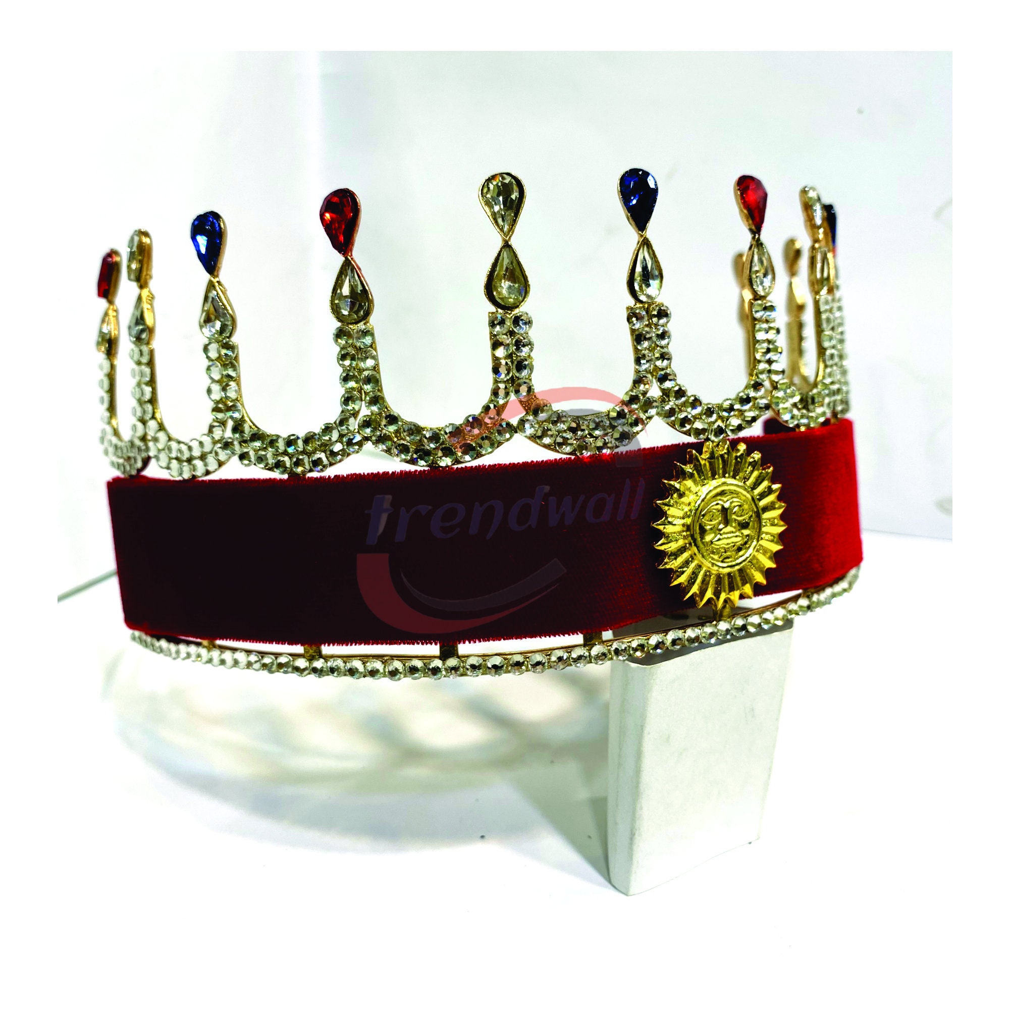 Refluent Sun Crown Masonic HOJ Refluent Sun Crown Red Ribbon - Etsy