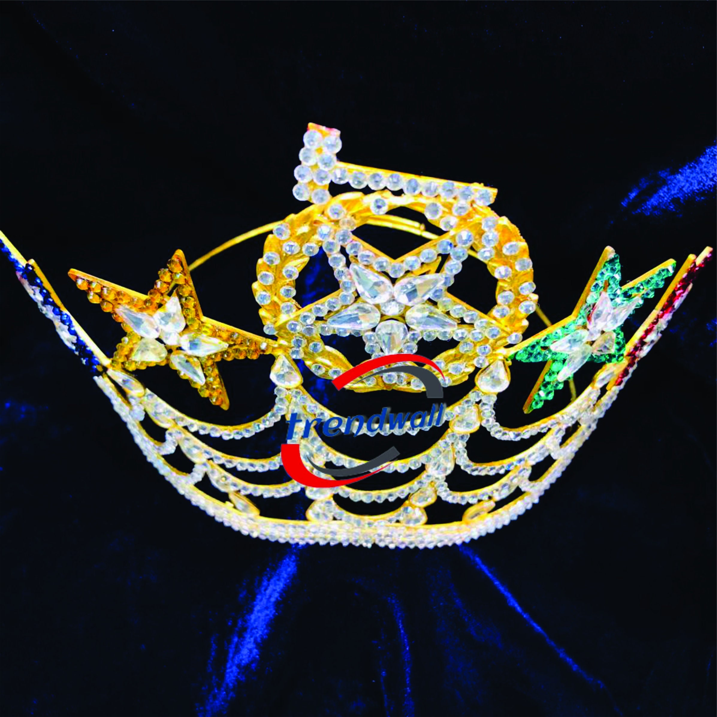 Masonic OES Grand Worthy Matron 5 Star Big Size Crown in Gold Tone New ...