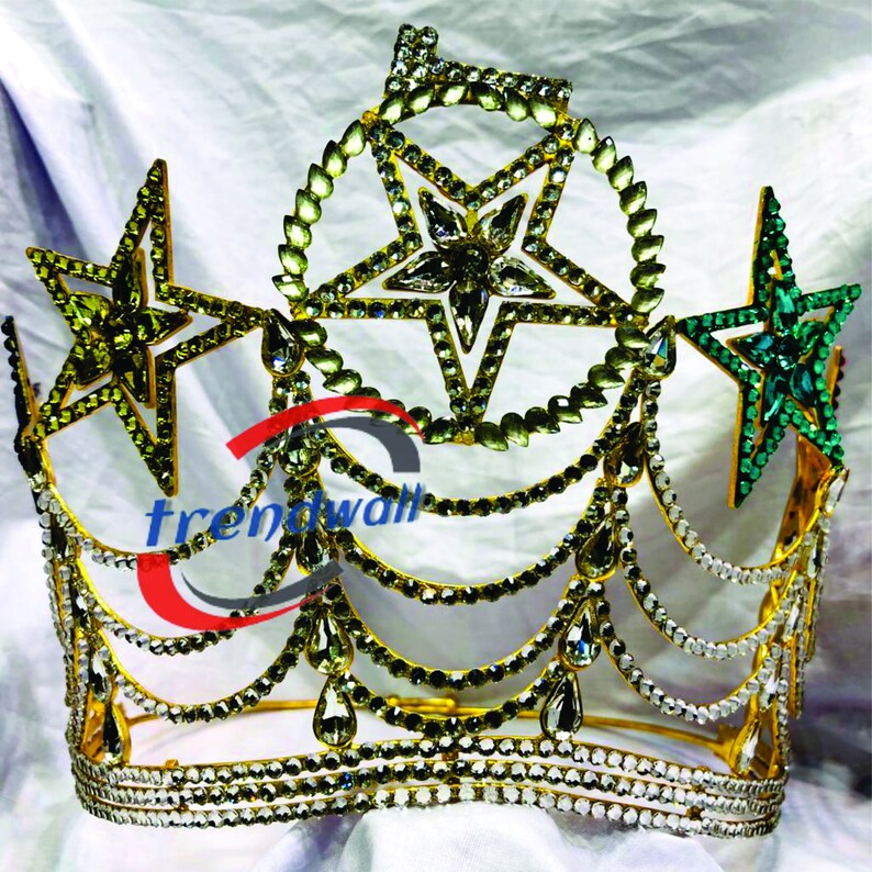 Masonic Freemason Grand Worthy Matron OES Biggest Size Crown in Gold ...