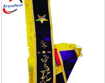 Masonic OES Order of Eastern Star AM Associate Matron Sash, OES Sashes ...