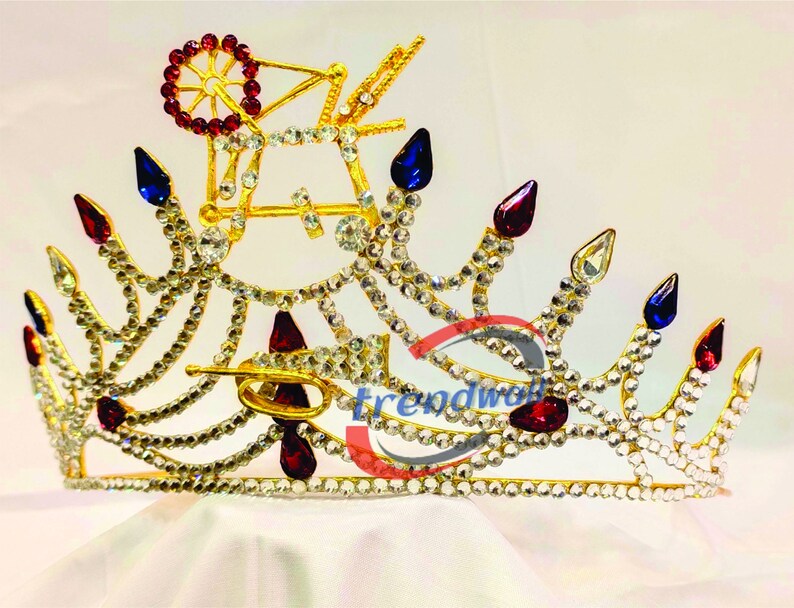 Heroines of Jericho Crown in Gold Tone Decorated With - Etsy