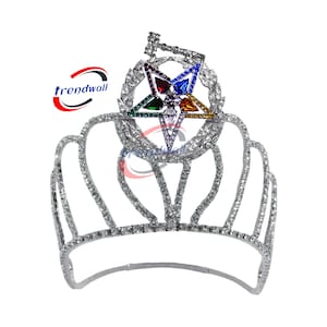 Masonic Freemason Grand Worthy Matron OES Tall Crown Beautiful Tyle ...