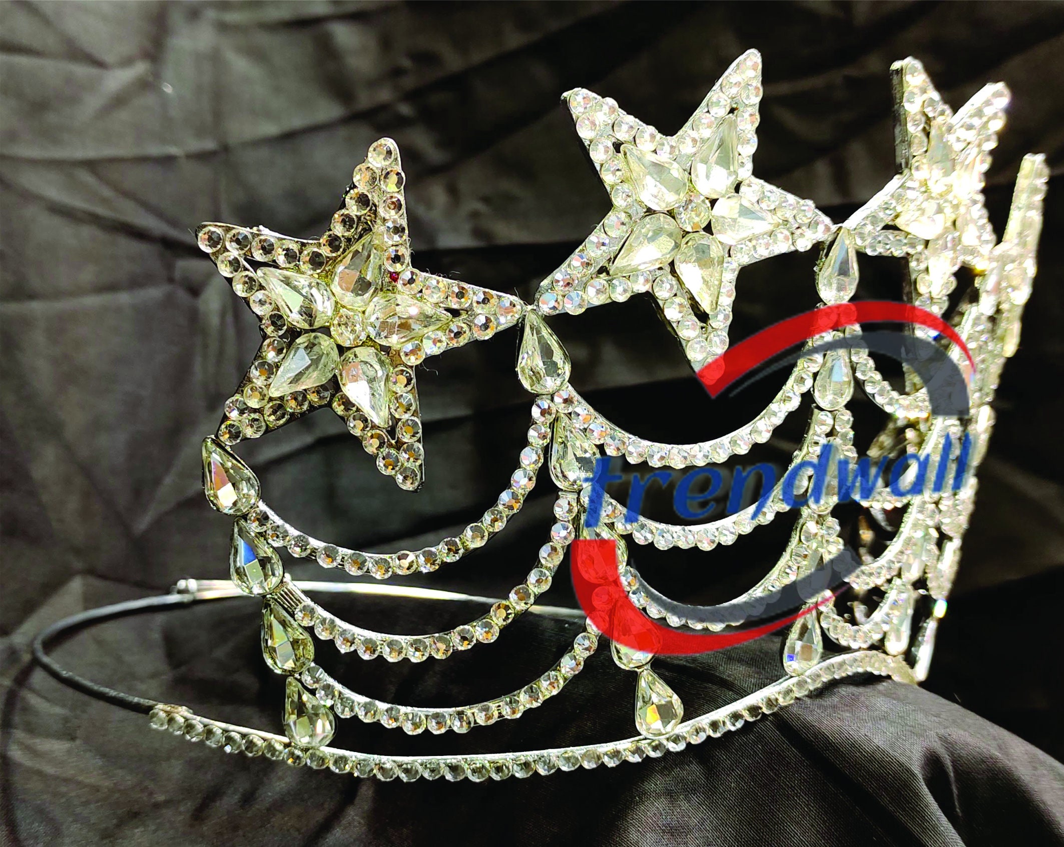 Masonic Matron 5 Star Crown All Star & Crown Decorated With Silver ...