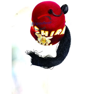 Fez Shriner, Masonic Shriner Fez Hand Embroidered With Rhinestone ...
