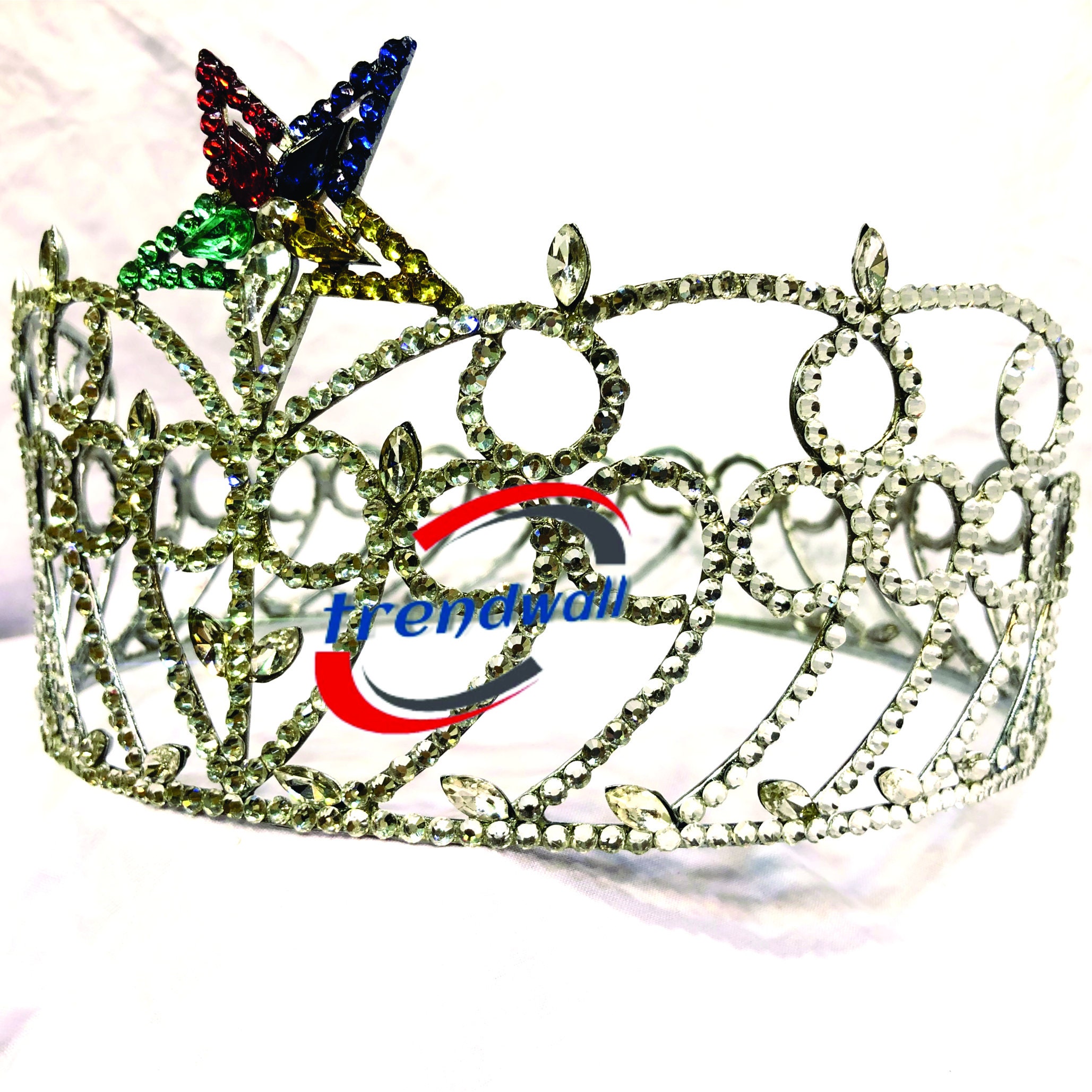 Masonic Associate Matron OES Full Head Crown in Silver Tone - Etsy