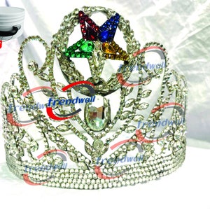 Masonic OES Grand Worthy Matron Crown Big Style in Silver Tone With ...