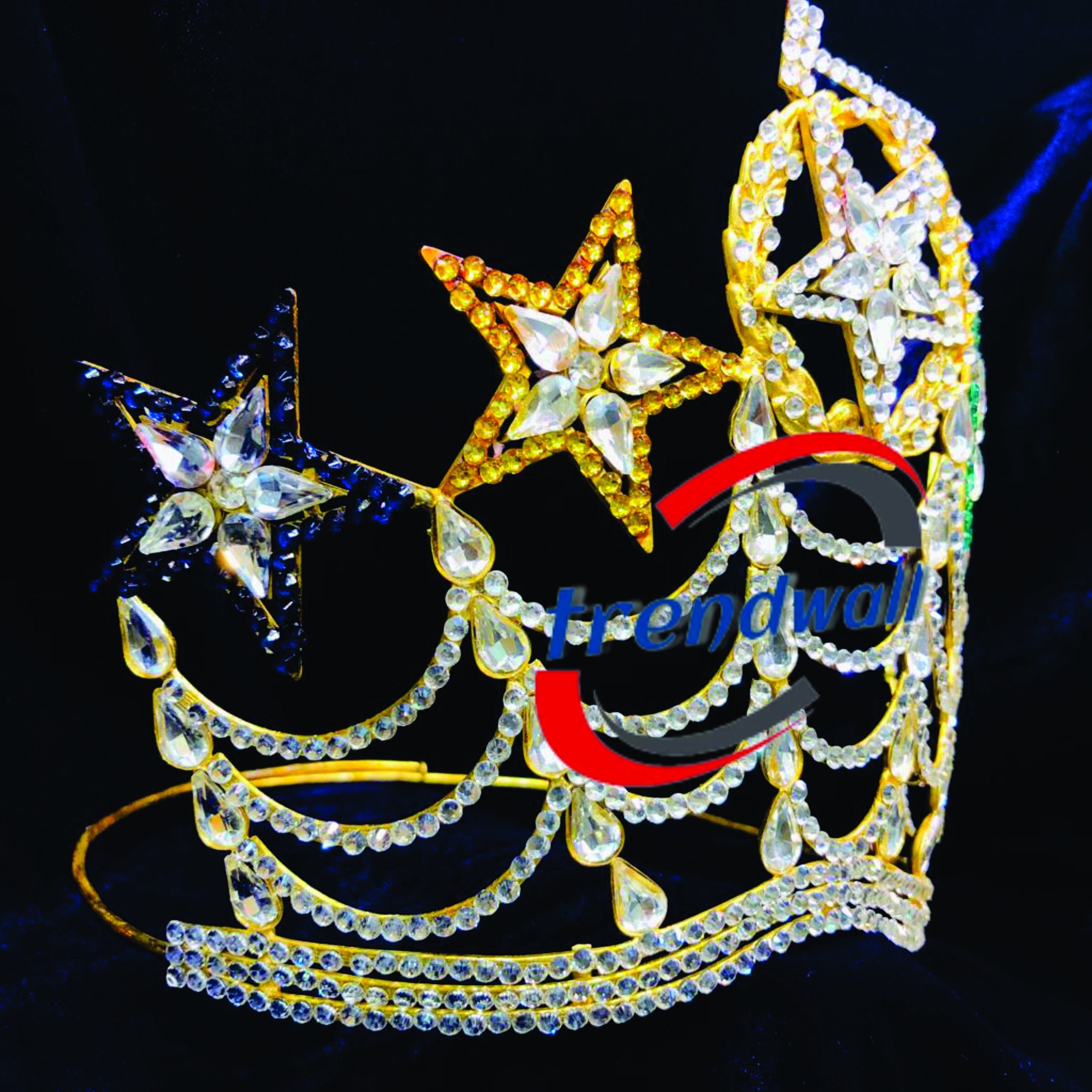 Masonic OES Grand Worthy Matron 5 Star Big Size Crown in Gold Tone New ...