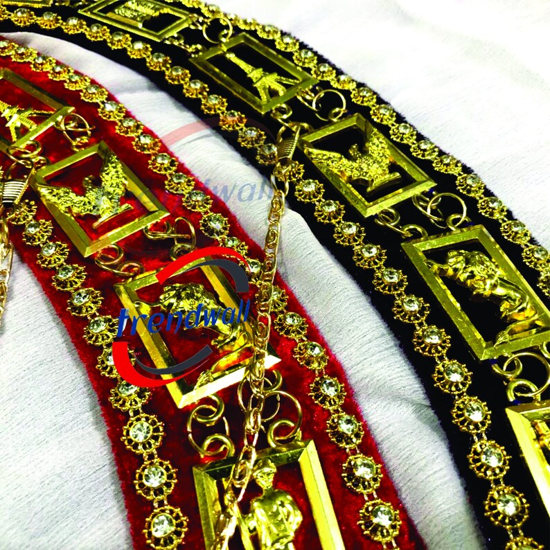 Heroines of Jericho Women's Chain Collar Red & Purple - Etsy