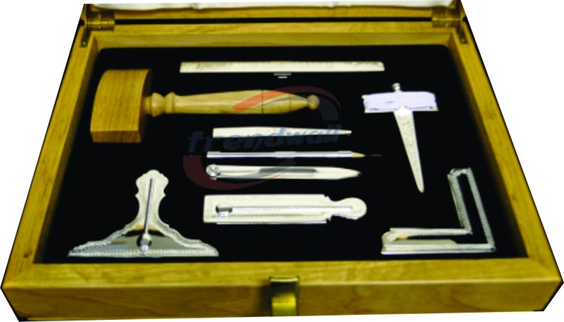 Masonic Freemason Working Tools Full Size Metal Brass Made - Etsy