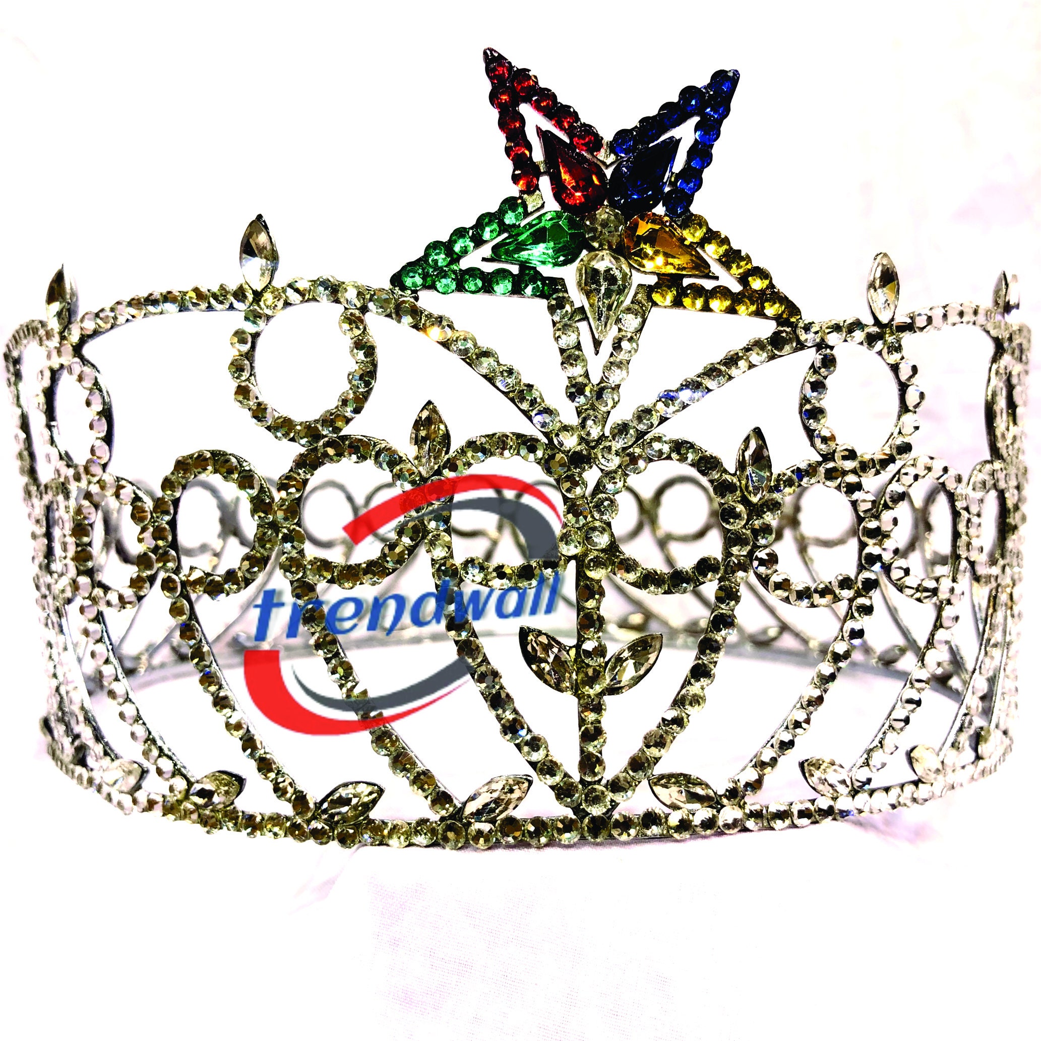 Masonic Associate Matron OES Full Head Crown in Silver Tone - Etsy