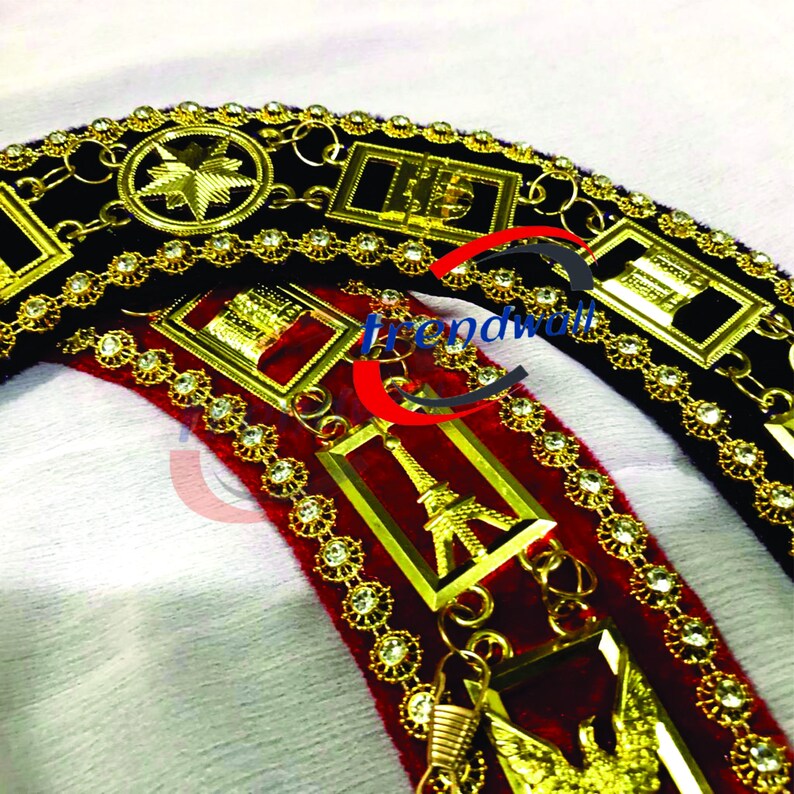 Heroines of Jericho Women's Chain Collar Red & Purple - Etsy