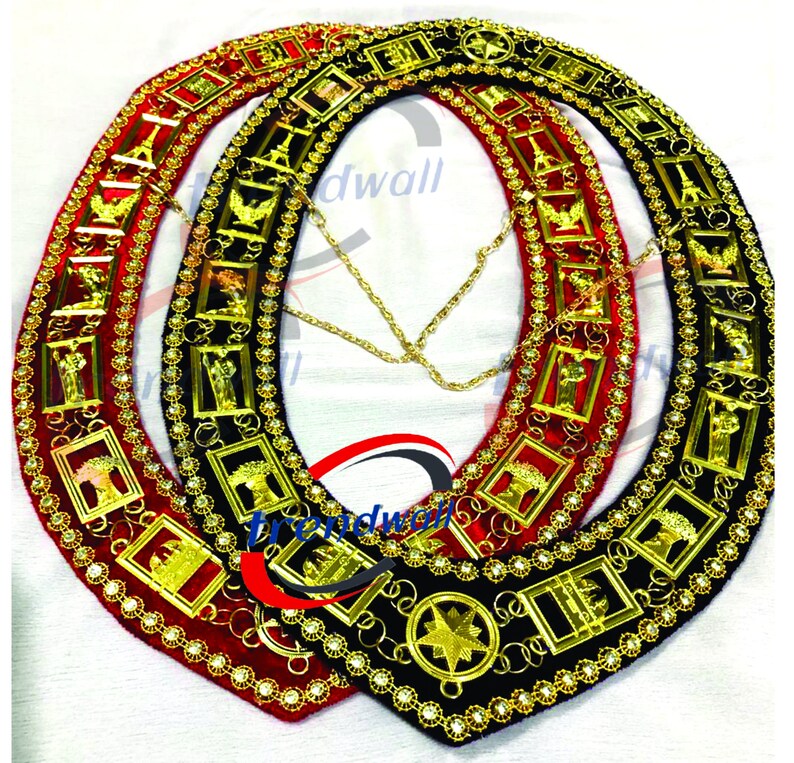 Heroines of Jericho Women's Chain Collar Red & Purple - Etsy