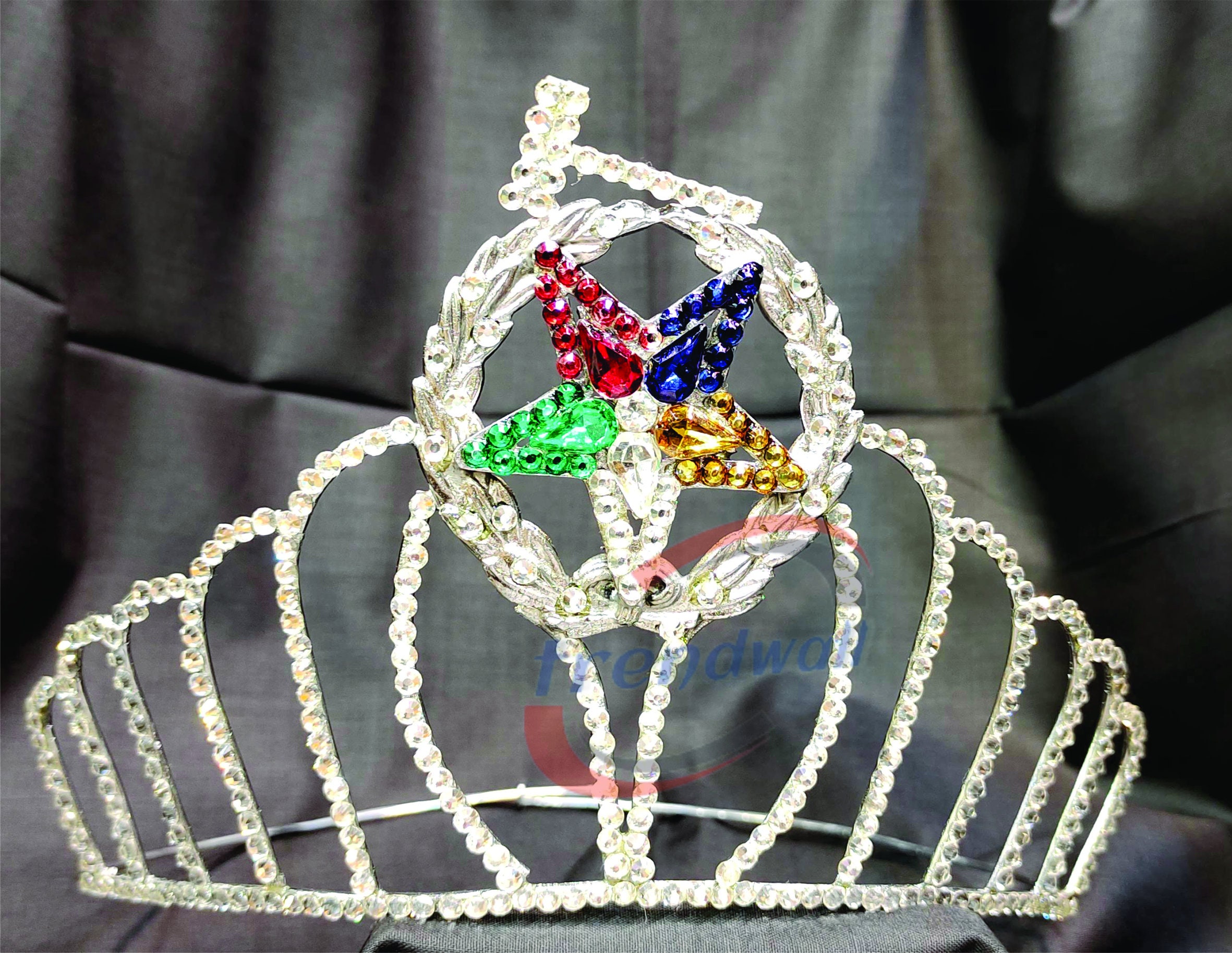 Masonic Freemason Grand Worthy Matron OES Tall Crown Beautiful Tyle ...