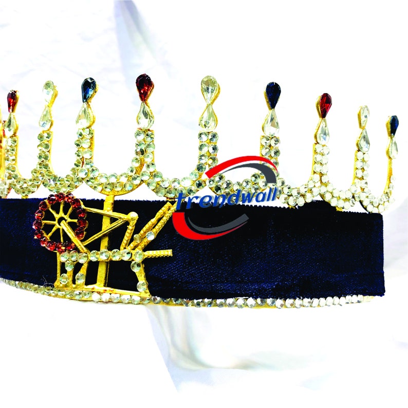 Heroines of Jericho Crown Gold Tone Purple Ribbon 12pointes - Etsy