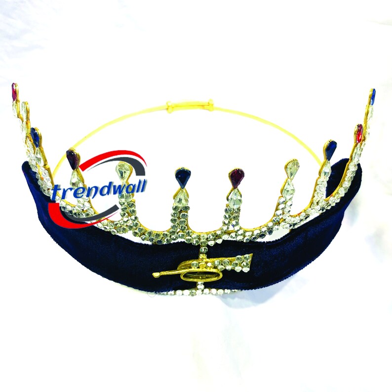 Heroines of Jericho Crown Gold Tone Purple Ribbon 12pointes - Etsy