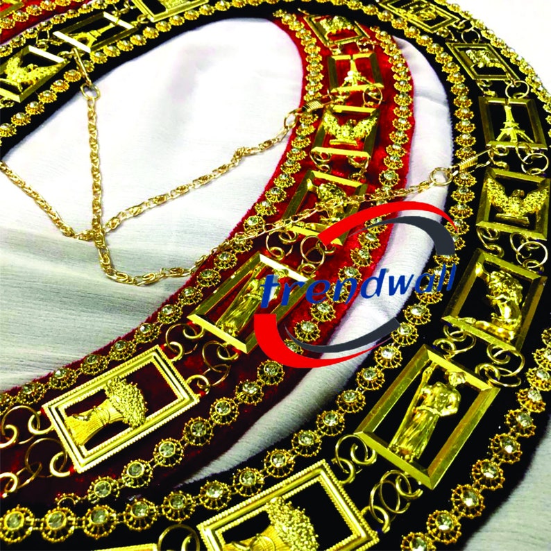 Heroines of Jericho Women's Chain Collar Red & Purple - Etsy