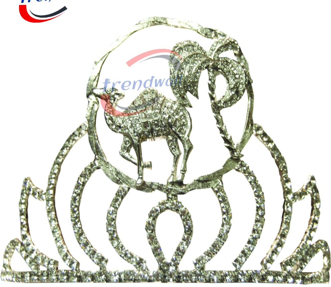 Masonic Queen of South Crown Silver Tone Decorated With Rhinestone ...