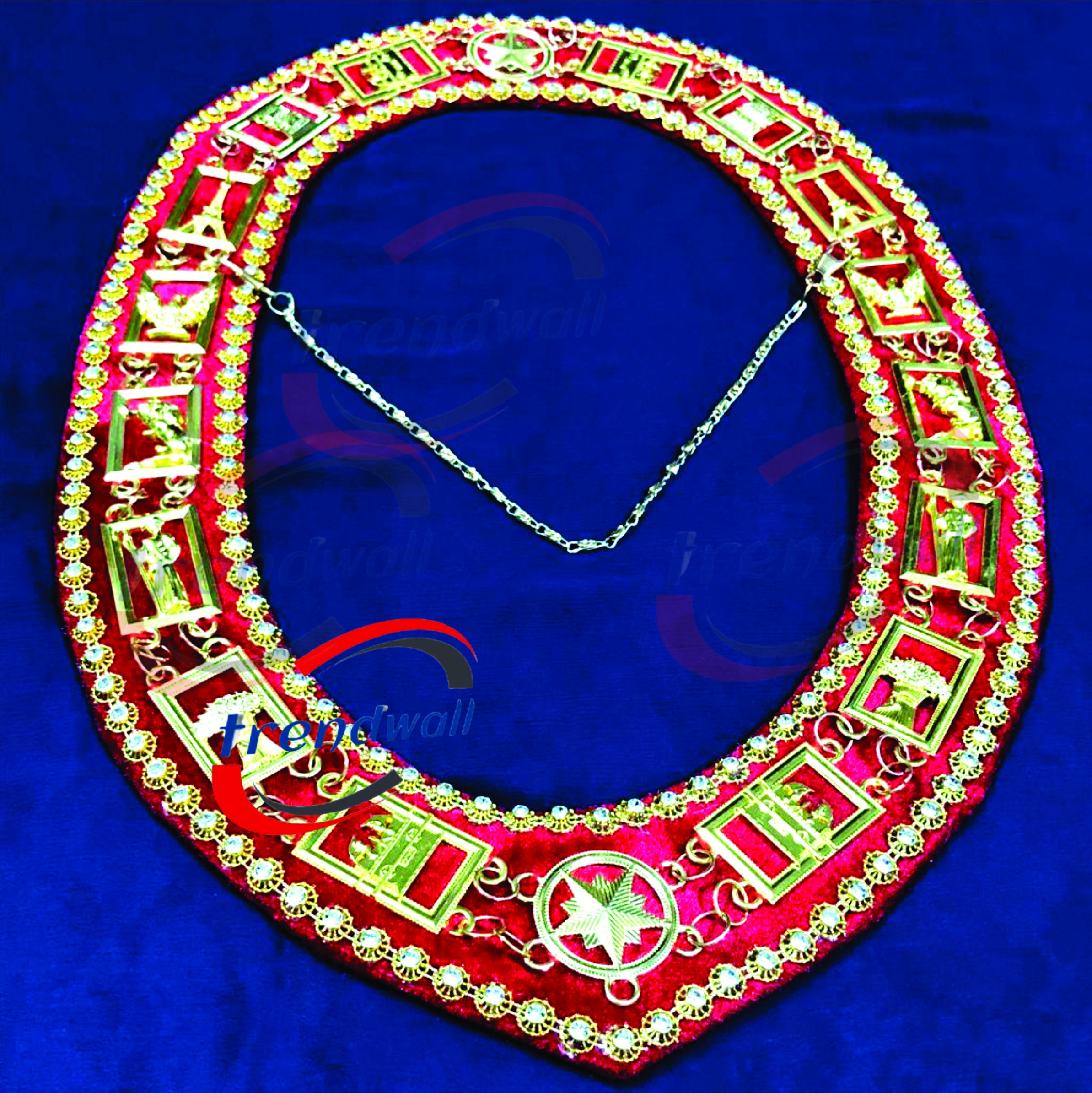 Heroines of Jericho Women's Chain Collar, Masonic HOJ Chain Collar ...