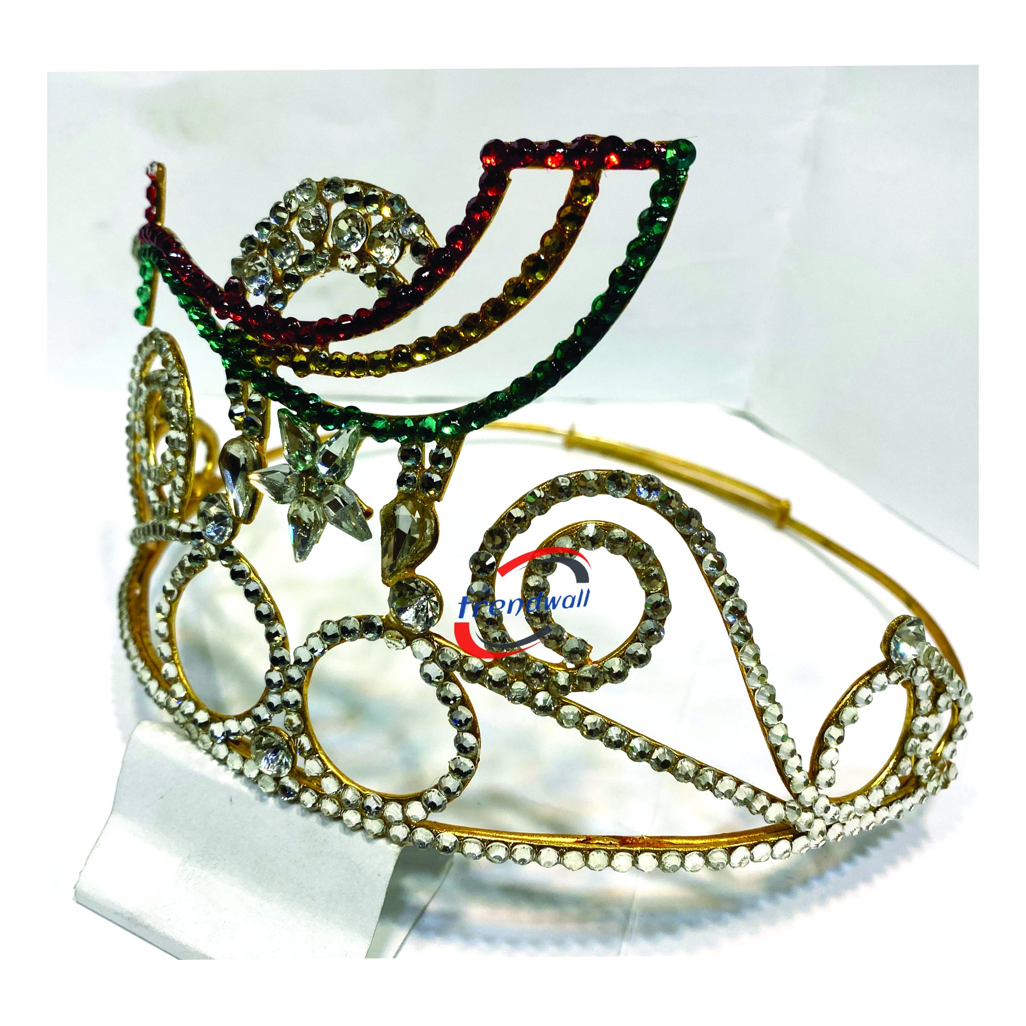 Shriner Crown in Gold Tone With Rhinestone Beautiful Style Adjustable ...