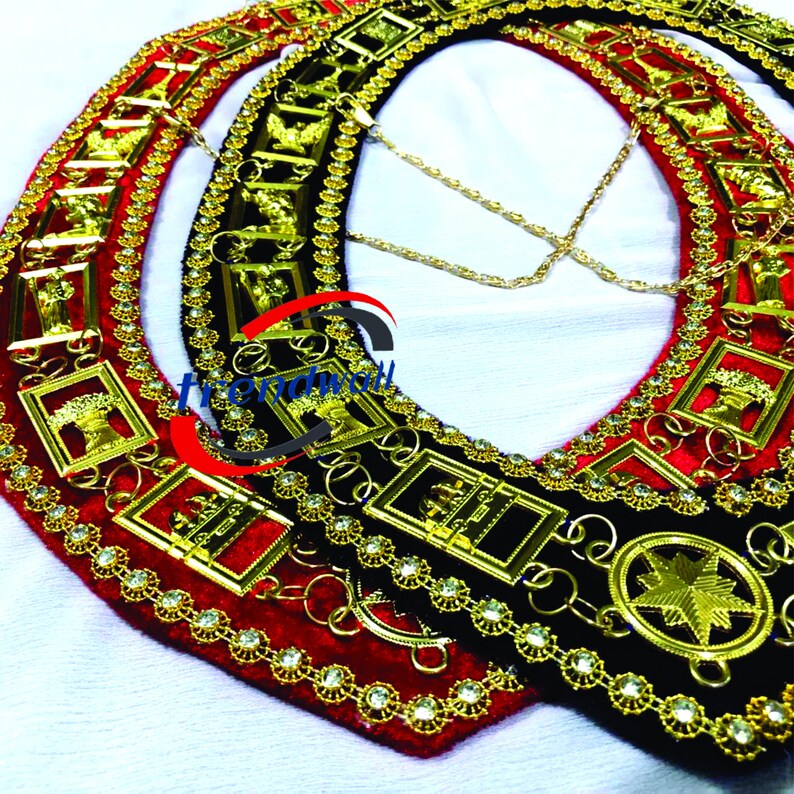 Heroines of Jericho Women's Chain Collar Red & Purple - Etsy