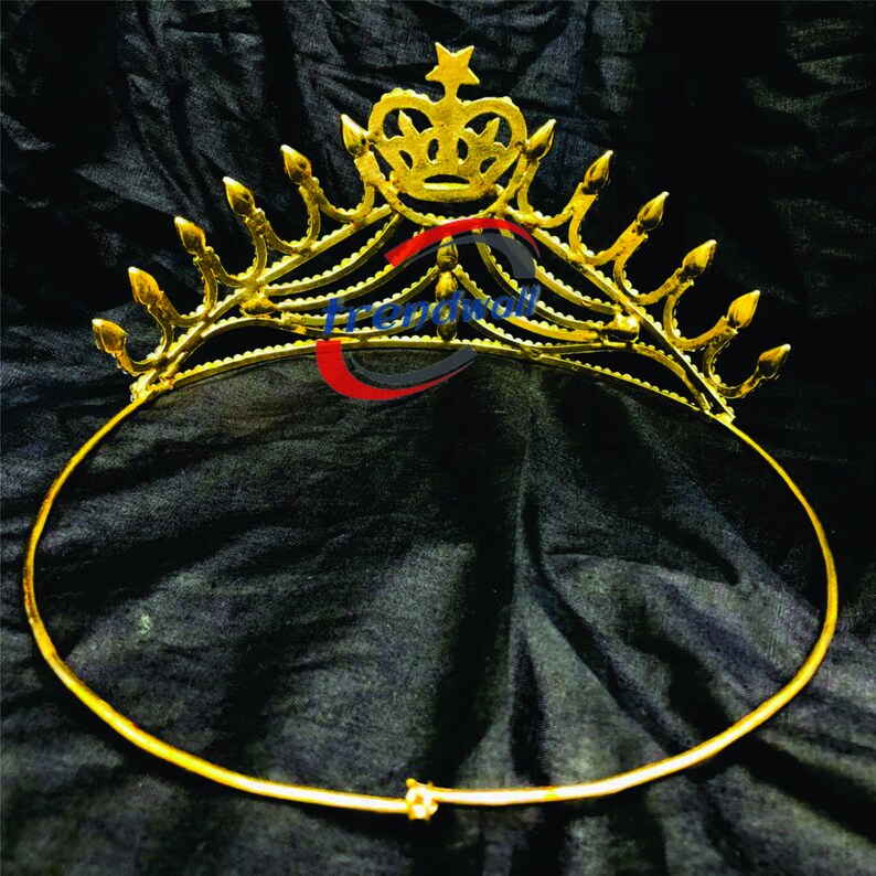 Freemason Amaranth Masonic Crown Gold Tone With Rhinestone Beautiful ...