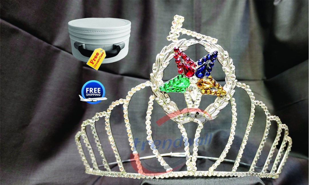 Masonic Freemason Grand Worthy Matron OES Tall Crown Beautiful Tyle ...