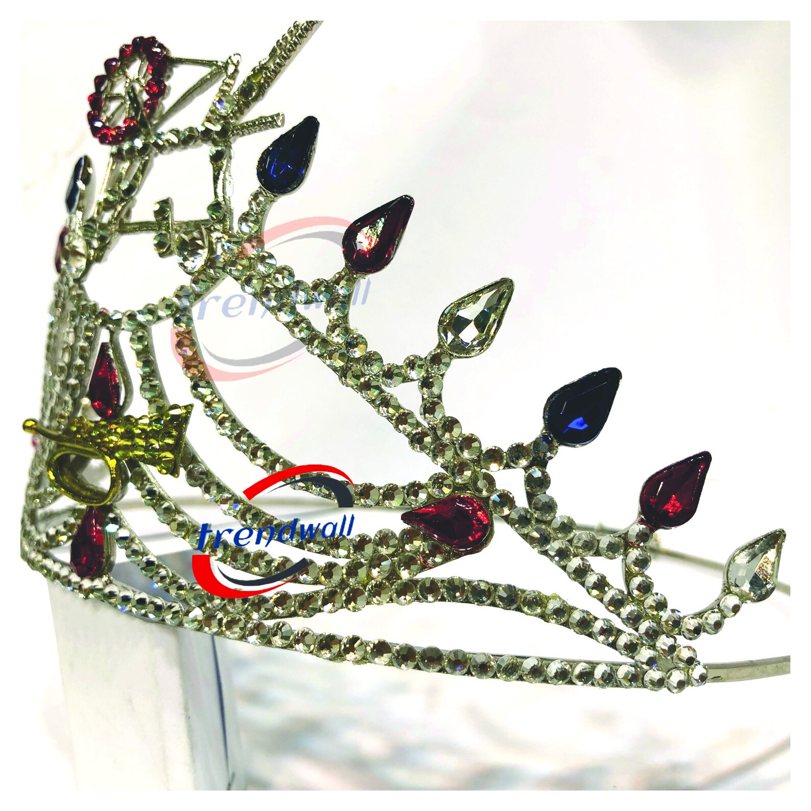 Masonic HOJ Silver Tone Heroines OF Jericho Rhinestone 12 Points Matron ...