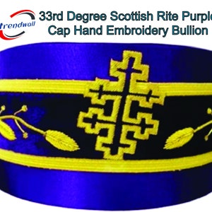 Scottish Rite 33rd Degree Crown Embroidery - Etsy