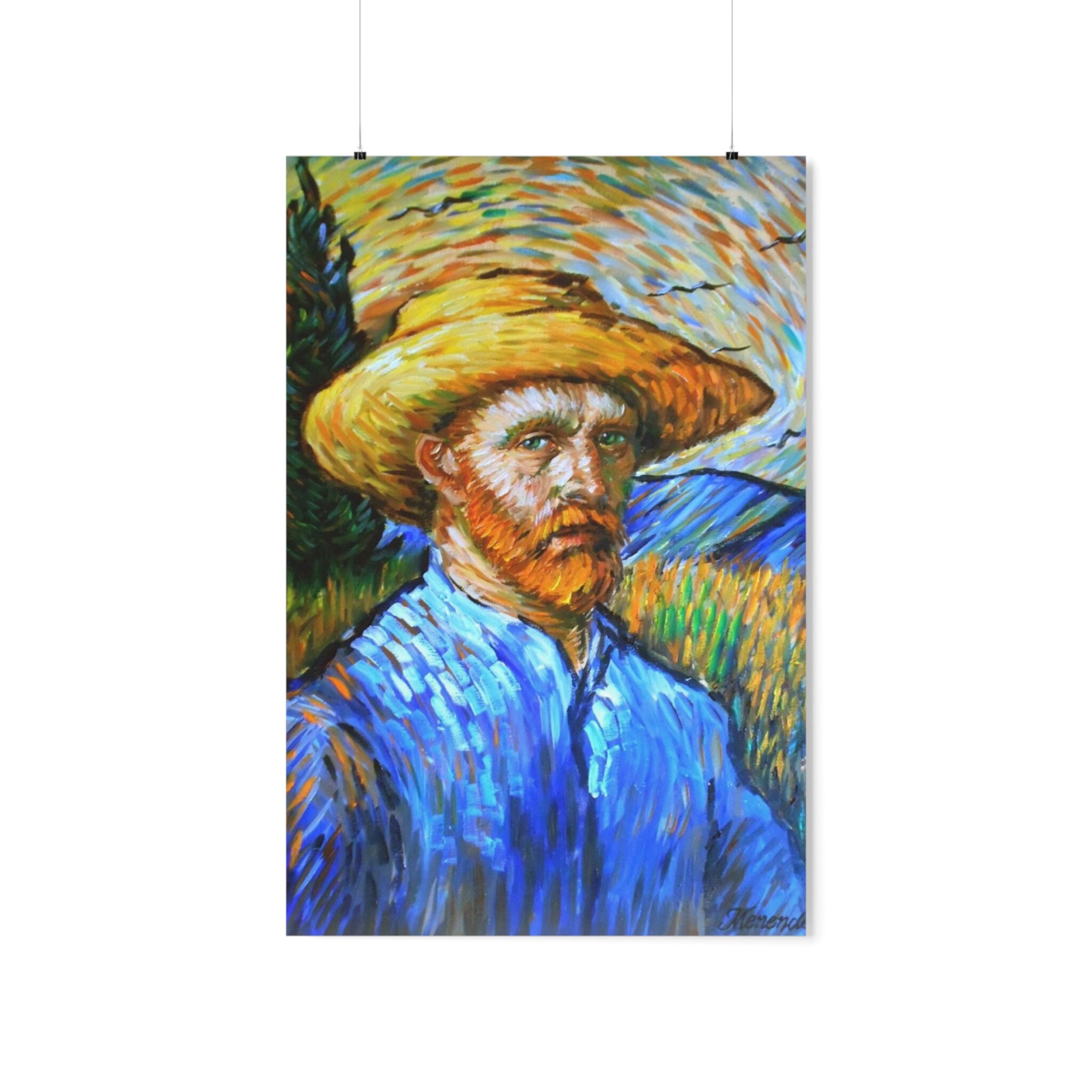 Van Gogh Self Portrait Premium Matte Vertical Posters Art Fine Art Wall ...