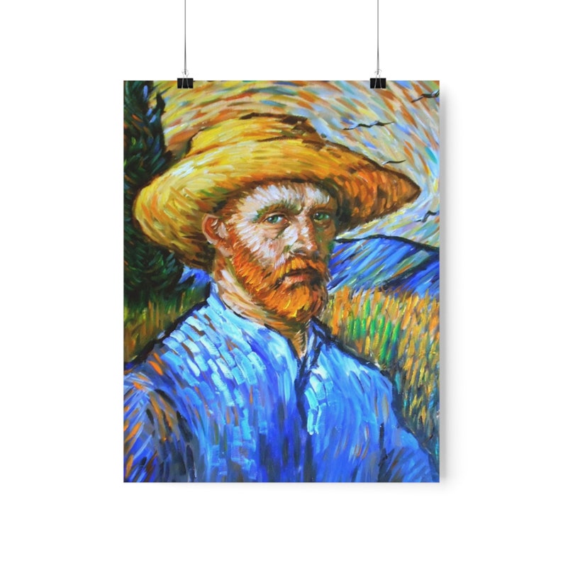 Van Gogh Self Portrait Premium Matte Vertical Posters Art Fine Art Wall ...