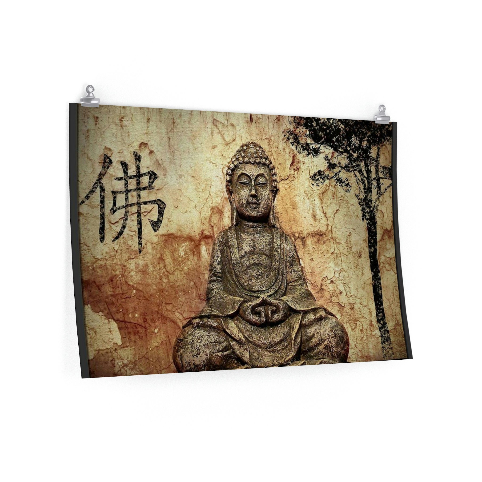 Ancient Buddha Premium Matte Horizontal Posters - Etsy