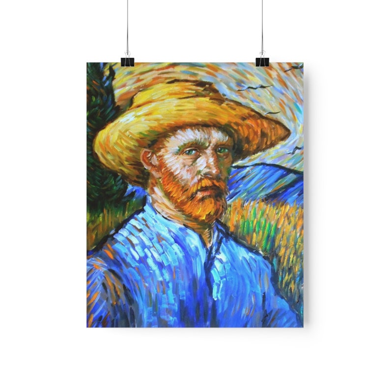 Van Gogh Self Portrait Premium Matte Vertical Posters Art Fine Art Wall ...