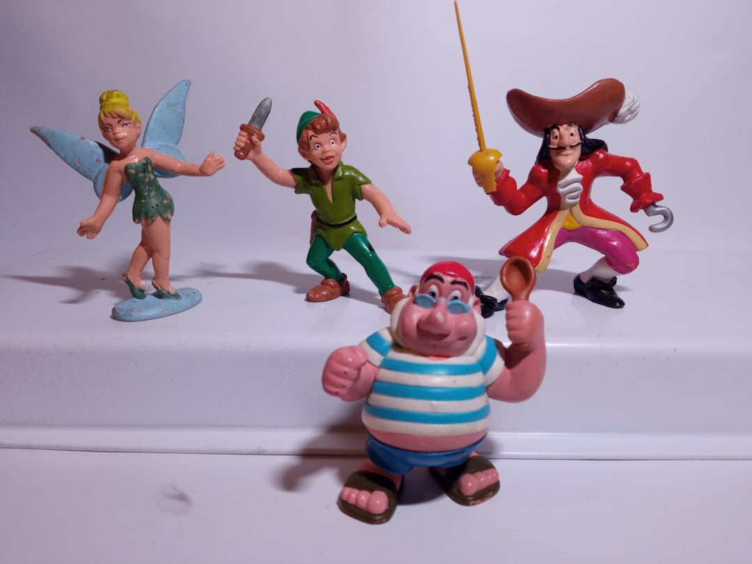 4 Nice Collectible Figures of PETER PAN From the 80s. - Etsy