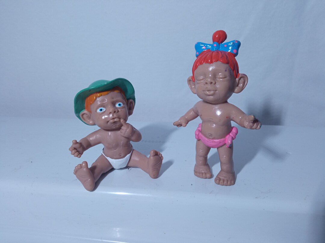 2 Nice Collection Figures of MINILAND BABIES From 1993. - Etsy