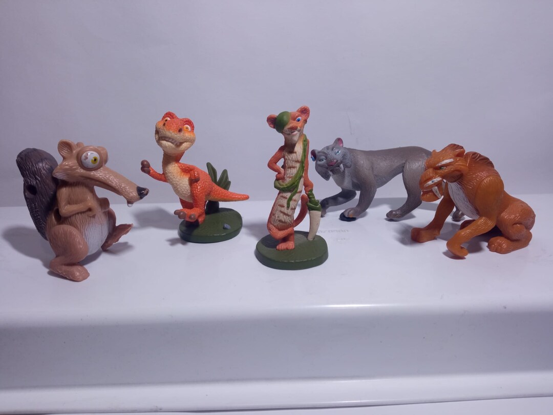5 Nice ICE AGE Collectible Figures. - Etsy